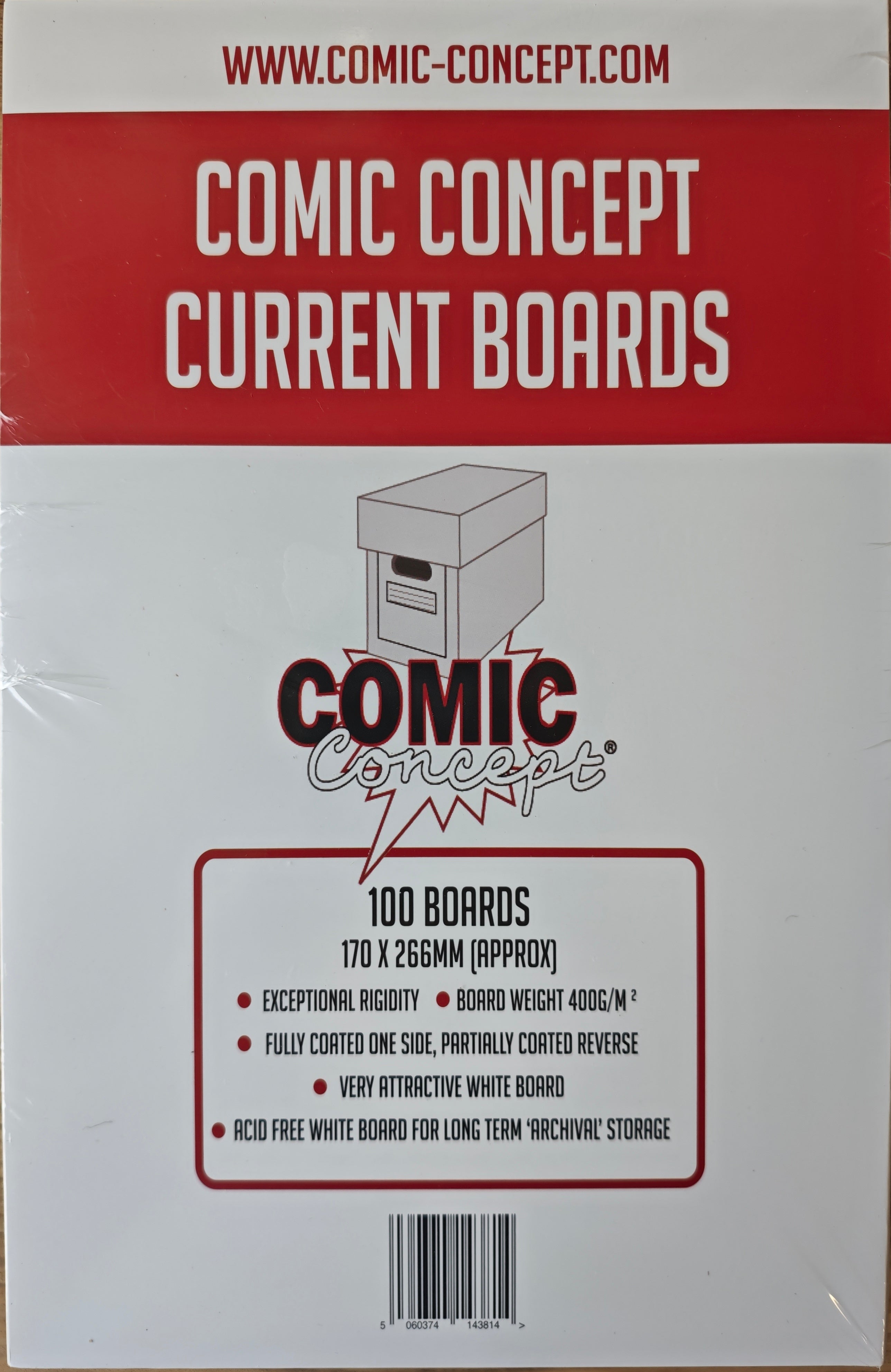 Comic Boards Current Size (100) – Lighthouse Comics